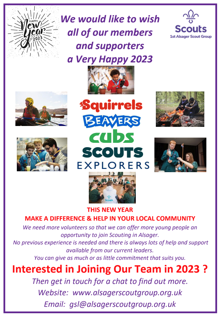 Happy New Year! – Alsager Scout Group